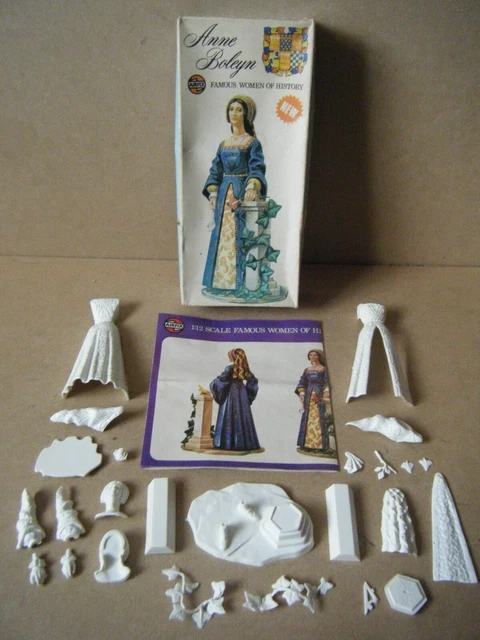 AIRFIX &ANNE BOLEYN, FAMOUS WOMEN OF HISTORY" 1:12 scale model kit ...