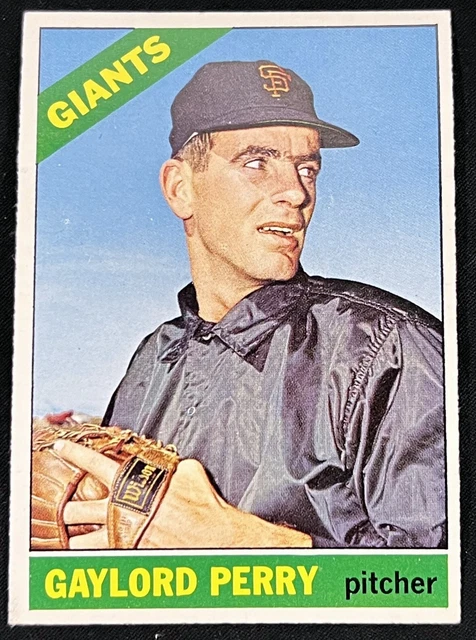 1966 TOPPS #598 Gaylord Perry Rare Sp Grand Nombre Solide Ex Comme Neuf ...