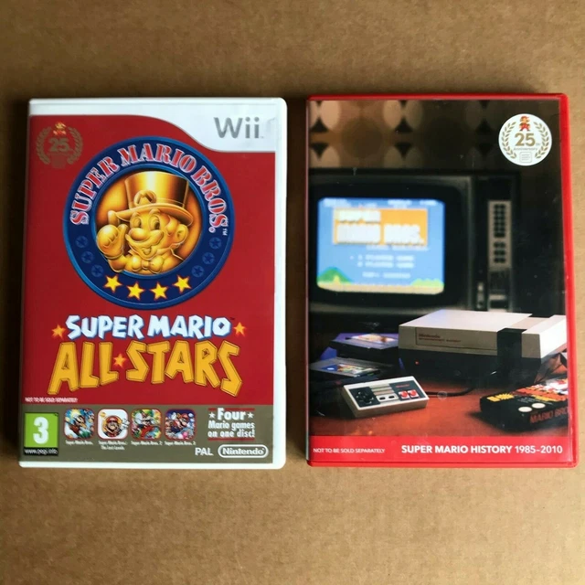 SUPER MARIO BROS ALL STARS 25th Anniversary Edition Nintendo Wii game ...