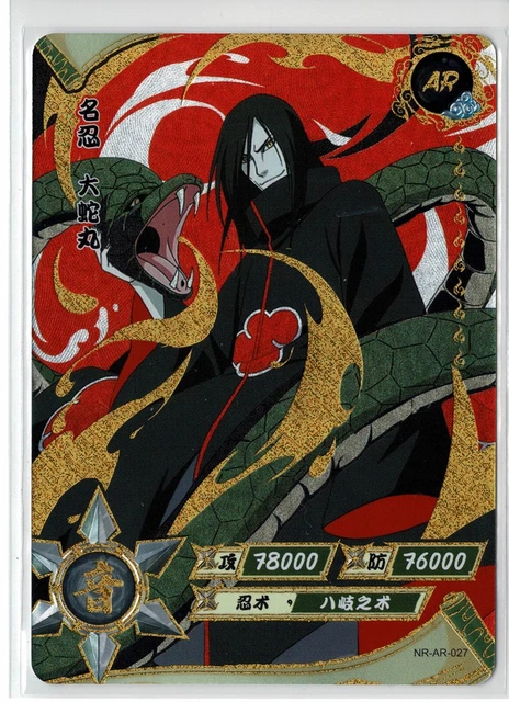 NARUTO KAYOU TCG Card Orochimaru NR-AR-027 Anime Waifu Cards Karten ...