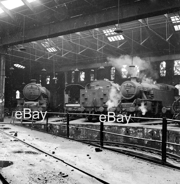 RAILWAY STEAM NEGATIVE Jubilee 45690 + 42052 Holbeck MPD 55A 1960s ...
