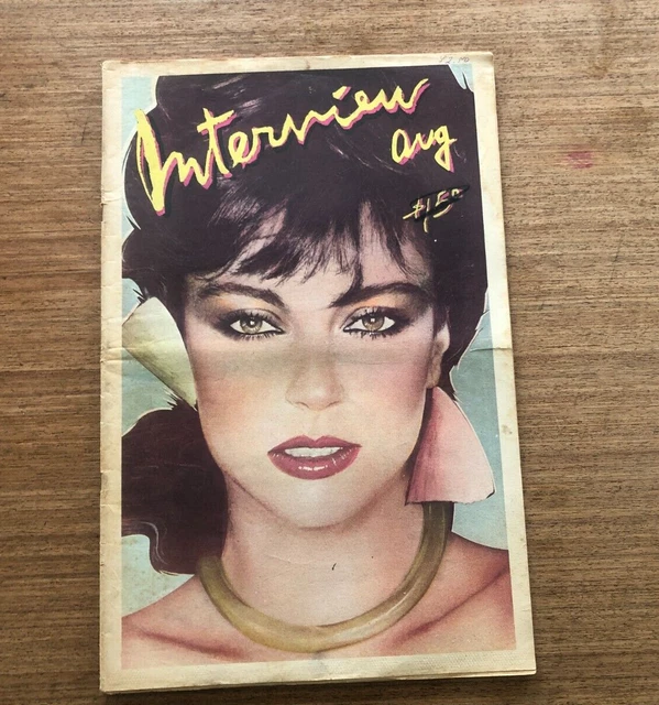 ANDY WARHOL'S INTERVIEW Magazine August 1979 Rachel Ward Kareem Abdul ...
