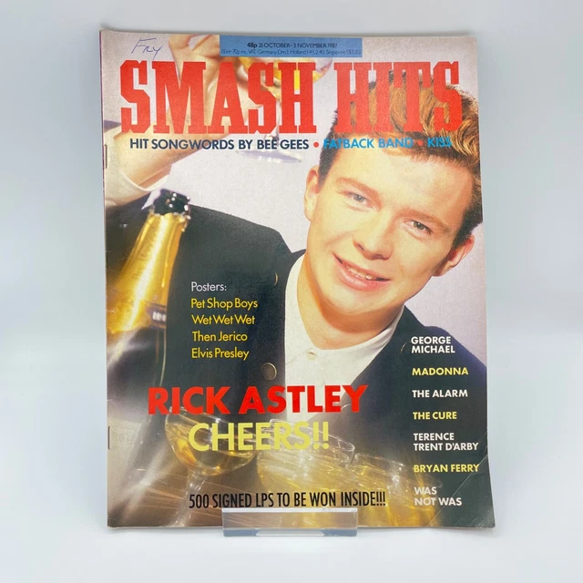 SMASH HITS UK Pop Music Magazine 21-Oct to 03-Nov 1987 [Cover: Rick ...