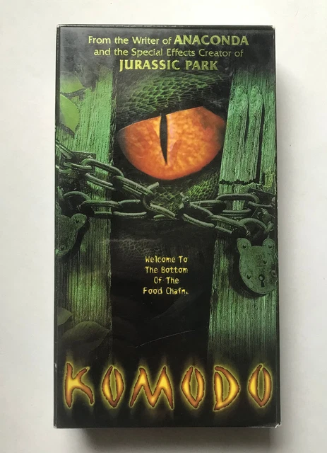 KOMODO VHS 1999 Creature Horror SyFy B-Movie Screening Copy Screener ...