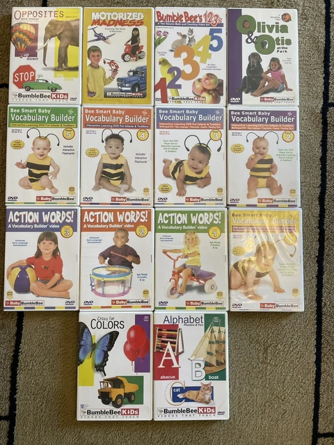 BEE SMART BABY, Vocabulary Builder 1-5 Bumblebee Kids Lot Of 14 DVDs £ ...