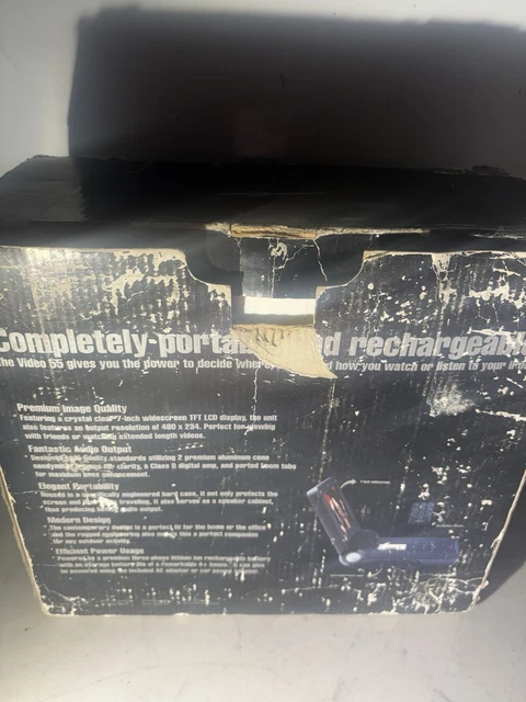 SONIC IMPACT V55 Audio Video Player 30 Pin 5th Gen iPod 7" Screen Box ...