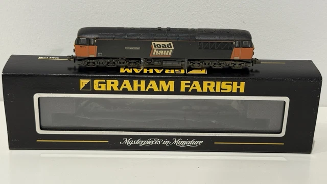 GRAHAM FARISH 371-301 N Gauge BR LoadHaul Class 56 56074 Weathered ...