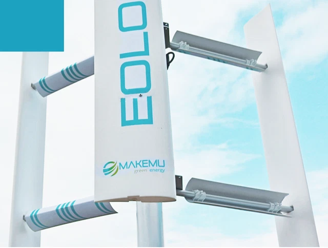 MINI SMALL HOME vertical axis wind turbine generator 3KW EOLO 3000 ...