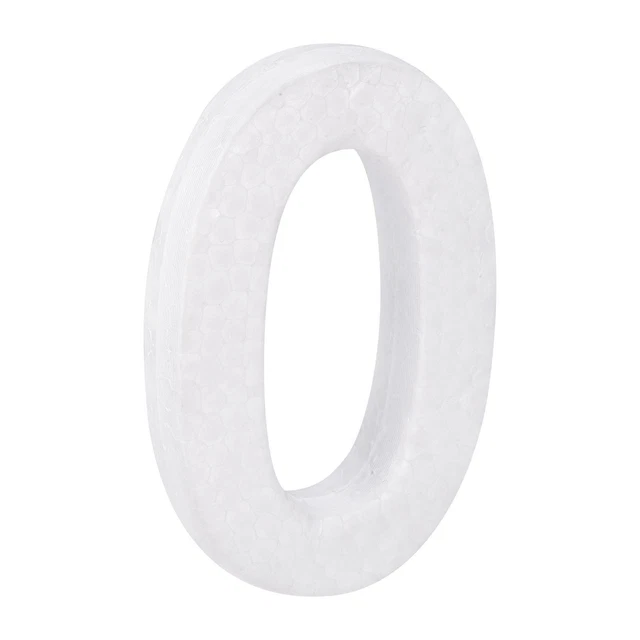 ESPUMA NÚMEROS 0 Número EPS Blanco Poliestireno Número 100mm para ...