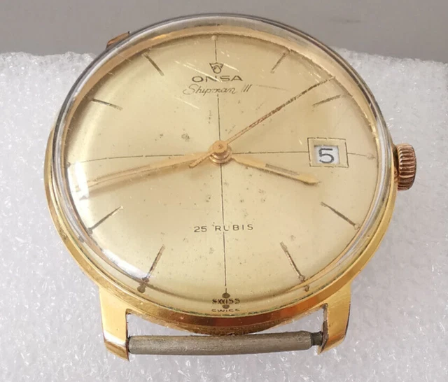 MONTRE-BRACELET ONSA SHIPMAN III automatique 25 rubis sans bracelet ...