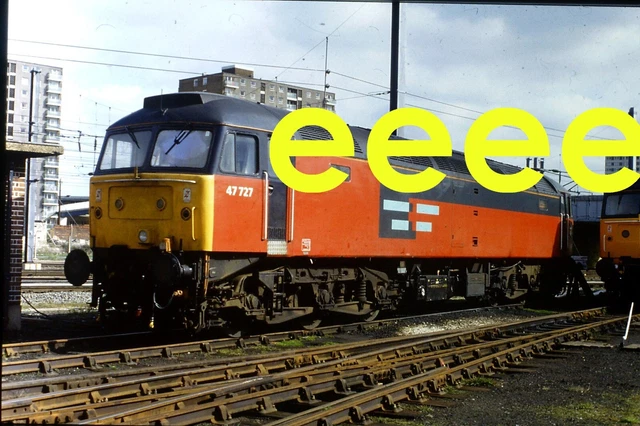 UK RAILWAYS 35MM COLOUR SLIDE (E6) BRUSH Class 47: 47727 at DONCASTER ...