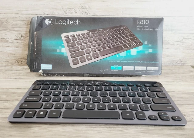 LOGITECH - K810 Illuminated Bluetooth Wireless Keyboard £67.88 ...