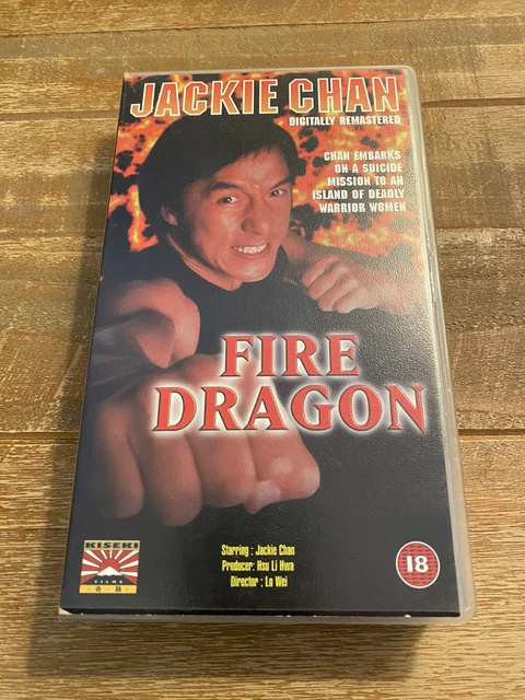 JACKIE CHAN FIRE Dragon VHS Video Digitally Remastered Kiseki Films £22 ...