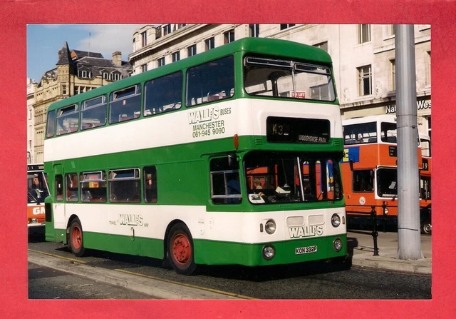 MANCHESTER BUS PHOTO ~ Wall's KON332P - 1976 WMPTE Fleetline ...