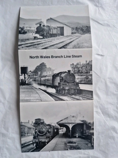NORTH WALES BRANCH Line Steam Postcard Collection Railway Locomotive ...