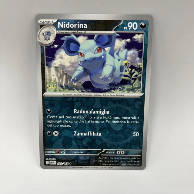 CARTE POKEMON NIDORINA Reverse (IT) | 030-165 Ecarlate Et Violet 151 EUR 1,10 - PicClick FR