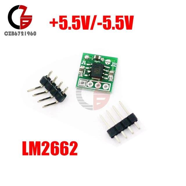 LM2662 MODULE CONVERTISSEUR de tension positive-négative condensateur ...