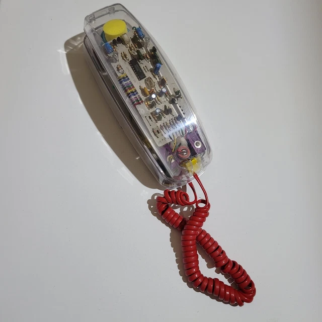 VINTAGE '80’S CLEAR Telephone Metrolight FUN Model Princess Style With ...