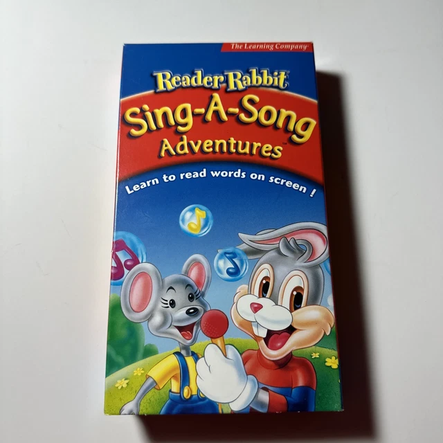 READER RABBIT SING-A-LONG Adventures (VHS, The Learning Company) $6.49 ...
