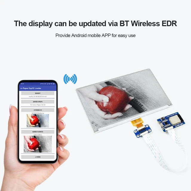 Esp32 Wireless Powered Epaper Modul Spi E Ink Controller Board Für