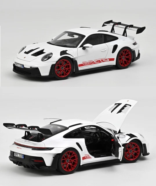 1/18 NOREV PORSCHE 911 GT3 RS 2022 White & Pyro Red Dispo End November ...