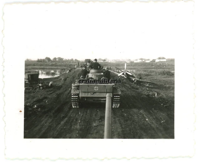 ORIG. FOTO 16.PD Panzer Tank Pz.Rgt.2 Vormarsch vor STALINGRAD Russland ...