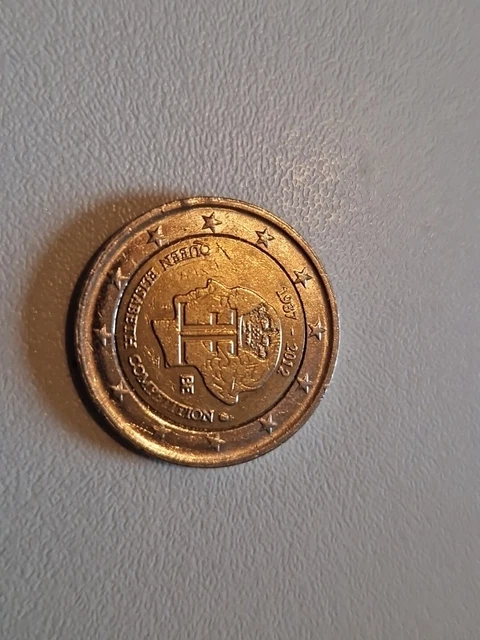 2 Euro Munze Queen Elisabeth Fehlpragung