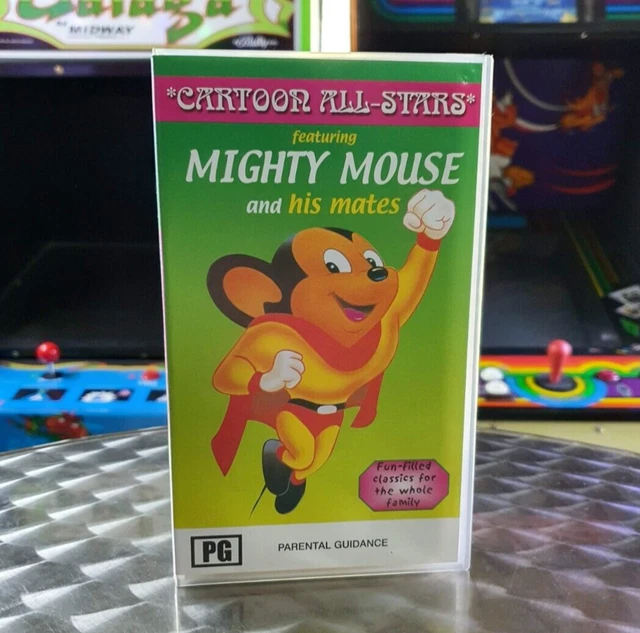CARTOON ALL-STARS CLASSICS: Mighty Mouse - VHS Cartoon - Video Tape $6. ...