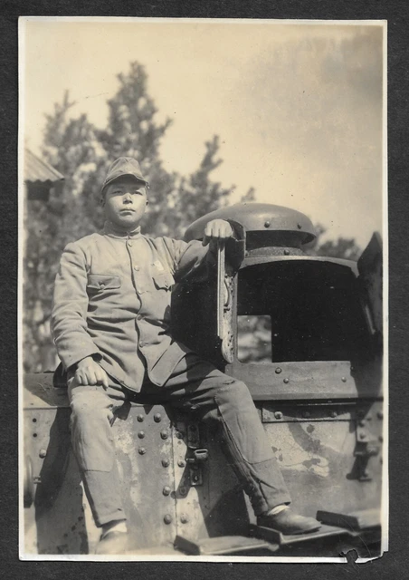 ORIGINAL WW2 JAPAN Photo Tank Tanker IJA Japanese Army WWII China £23. ...