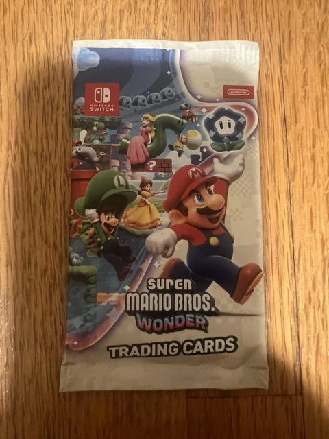 SUPER MARIO BROS Wonder TRADING CARD PACK Brand New Ready To Ship $39. ...