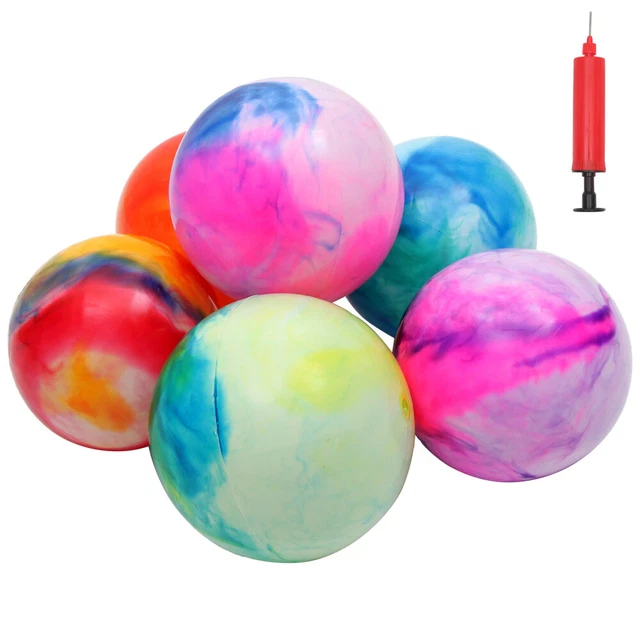 SWIMMING FLOAT TOY Balls Bouncy Pool Kickball Flap Inflatable Toys £21. ...