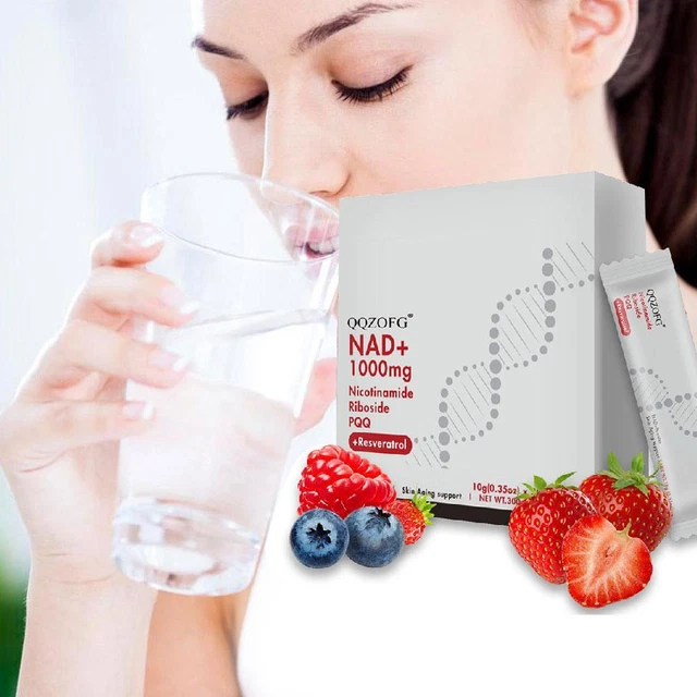 BULKSUPPLEMENTS NAD+ POWDER-NICOTINAMIDE Riboside Resveratrol 1000mg ...