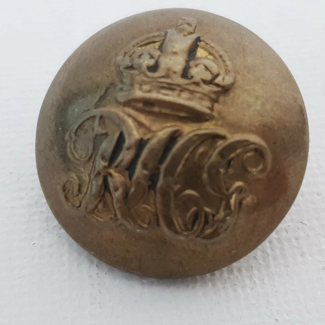 KINGS CROWN WW1 Royal Horse Guards button 24mm By firmin £5.40 ...