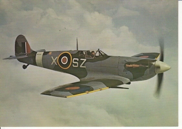 MILITARY AVIATION POST Card. RAF Spitfire Vb $2.99 - PicClick AU