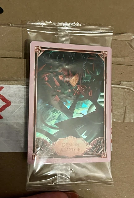 HAZBIN HOTEL TRADING Cards - Demon Alastor Cracked Ice Promo Card (PR ...