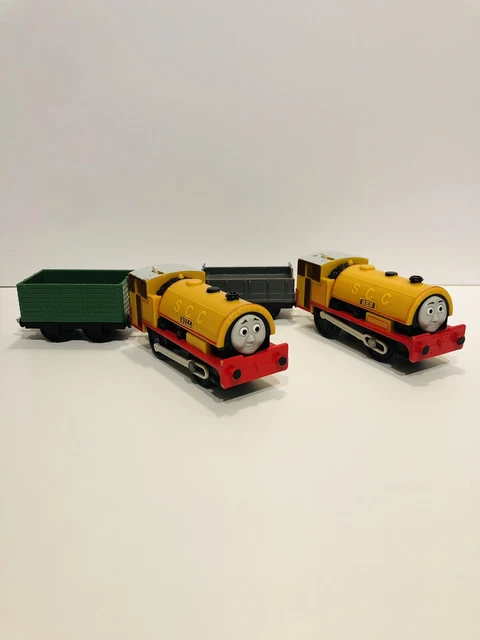 THOMAS TRACKMASTER BILL & Ben trains (battery operated) TOMY. RARE £49. ...