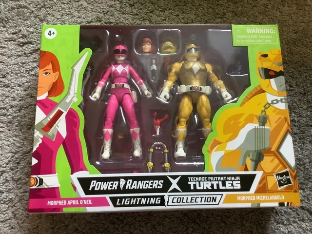 POWER RANGERS X Teenage Mutant Ninja Turtles Lightning Figure aprile ...