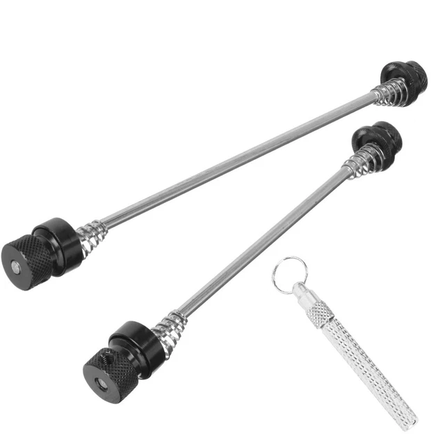 ANTI THEFT BIKE Skewer Skewers Wheel Hub Quick Release Front Rear $27. ...