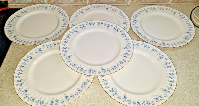 ROYAL ALBERT BONE CHINA MEMORY LANE 6 DINNER PLATES 27cm £40.19 ...