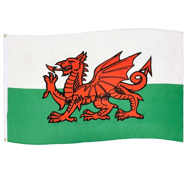 WALES CYMRU FLAG Crest 5x3ft FAW OFFICIAL Football Gift £7.99 - PicClick UK