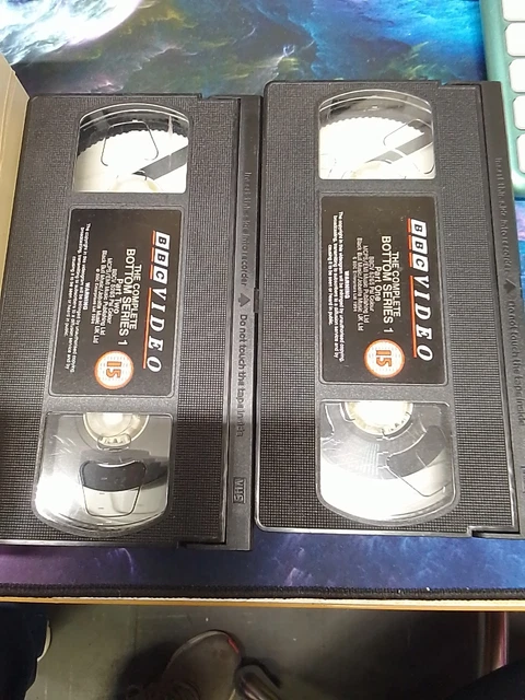 THE COMPLETE BOTTOM Series 1 Double VHS Video 176 Mins £8.00 - PicClick UK
