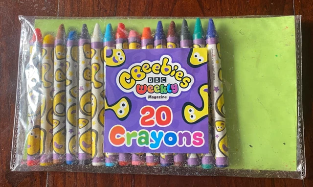 CBEEBIES CRAYONS 15 not 20 collectible children £7.00 - PicClick UK