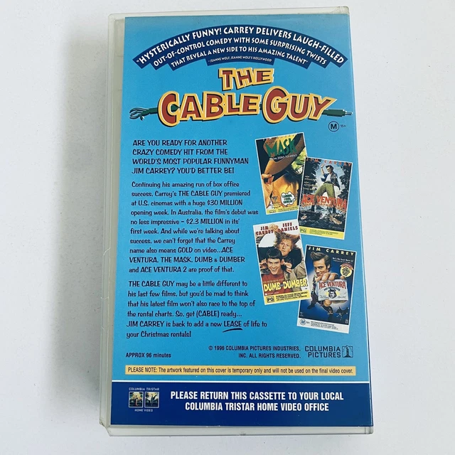 THE CABLE GUY (VHS, 1996) Rare Dealer Preview Tape in Excellent Condition $24.00 - PicClick AU