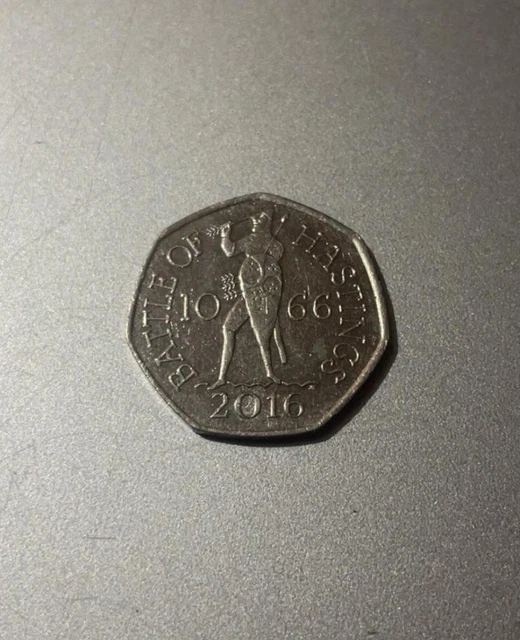 BATTLE OF HASTINGS 50p Fifty Pence Coin - 2016 £10.80 - PicClick UK