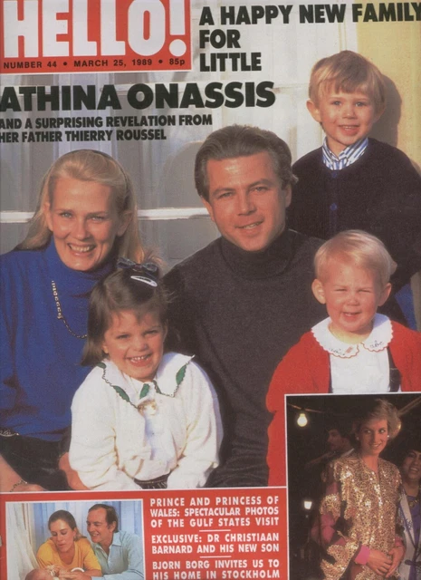 HELLO #44 ONASSIS Barnard Diana Glynis Barber Cybill Shepherd Requel ...