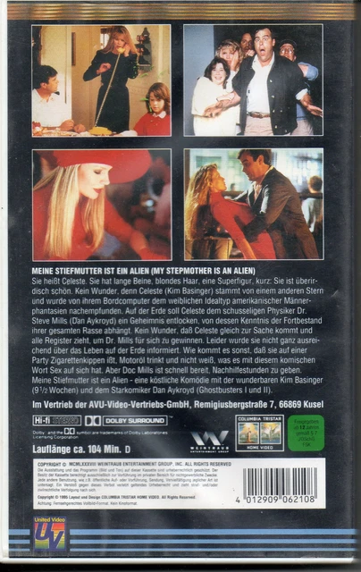 MEINE STIEFMUTTER IST ein Alien (Kim Basinger, Dan Aykroyd) VHS Video EUR 5,00 - PicClick DE