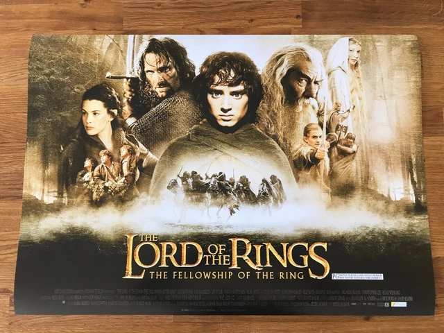MOVIE POSTER LORD of the Rings, Fellowship of the Ring 420mm x 594mm (A2) EUR 4,65 - PicClick IT