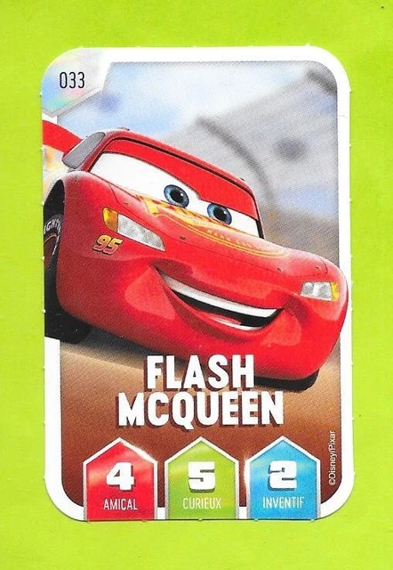 CARTE LECLERC - 2025 - La magie de Disney ! - N°33 - Flash McQueen EUR ...