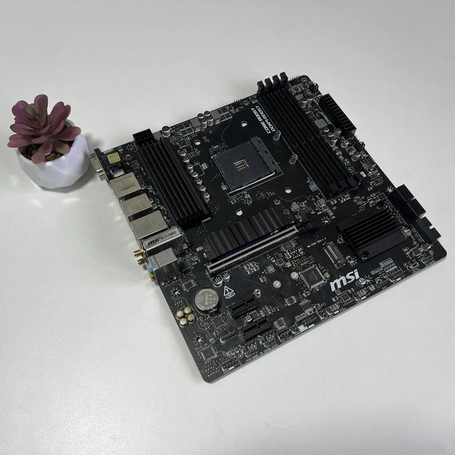 MSI B550M PRO-VDH WIFI AMD AM4 microATX Motherboard Ryzen 5000 Ready ...