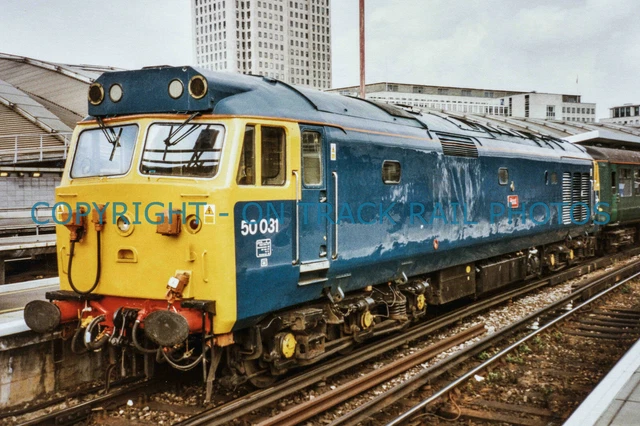 UK RAILWAY PHOTOGRAPH Of Class 50 50031. Rm50-371 £1.70 - PicClick UK